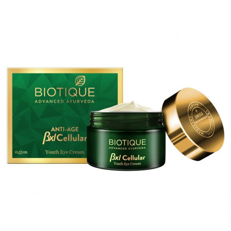 Biotique Advanced Ayurveda Bio Bxl Youth Eye Cream, 15 gm | United States