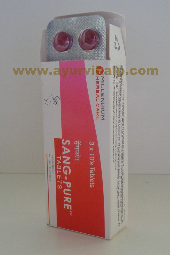 Millennuim Herbal Care, SANG-PURE, 30 Tablets, Pigmentation, Psoriasis ...