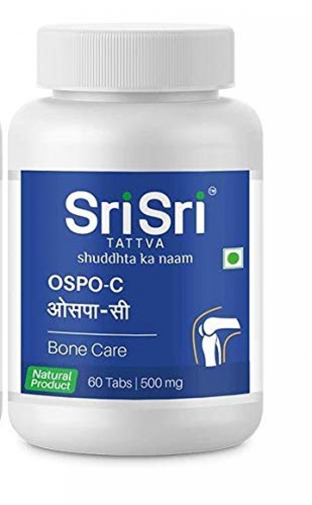 Sri Sri Ayurveda, OSPO-C, 60 Tablet, Helps In Bone Care | United States