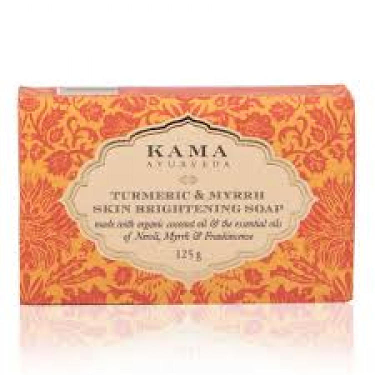 Kama Ayurveda Turmeric & Myrrh Skin Brightening Soap-125 gm | United States